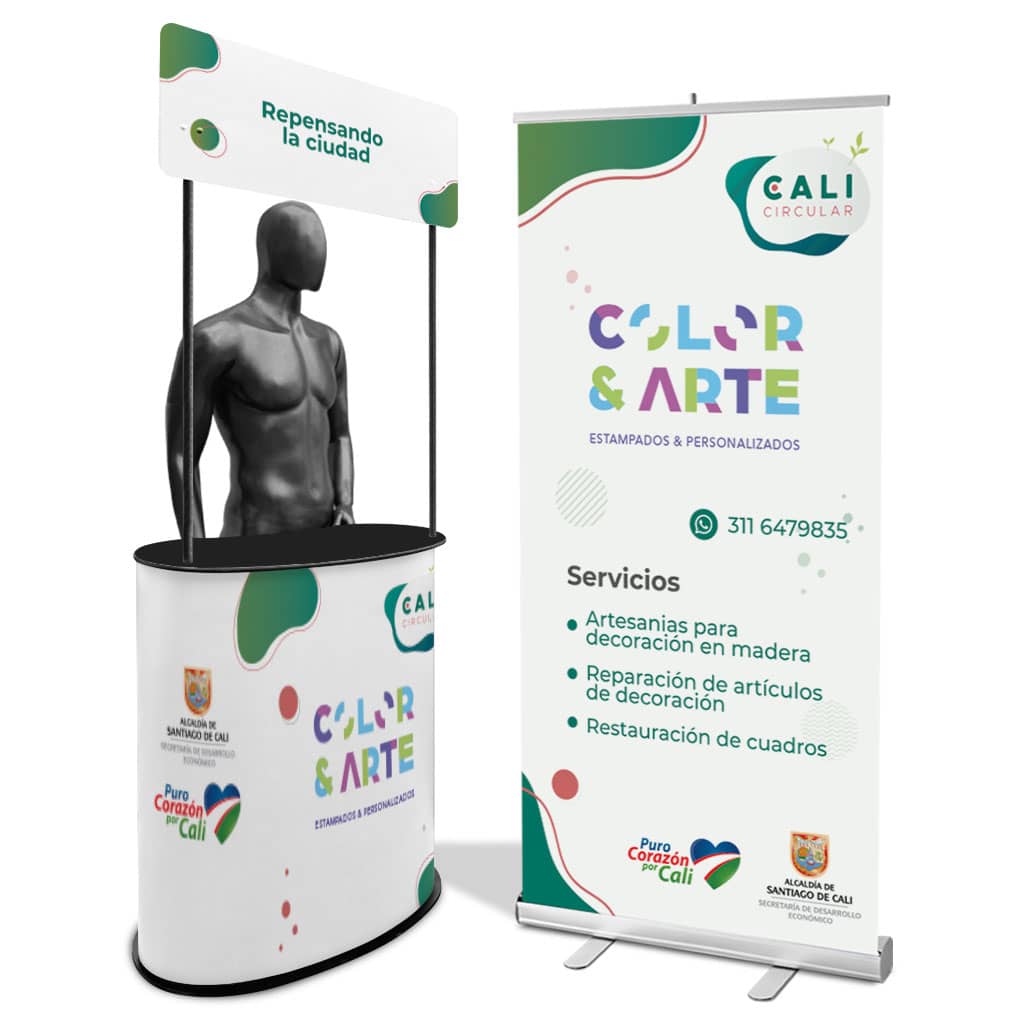 Stand para Ferias - Sistemas Portátiles - Stand de Facíl Armado